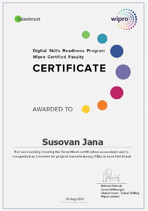 Dr Susovan Jana On Linkedin Wipro Wcf Java Talentnext
