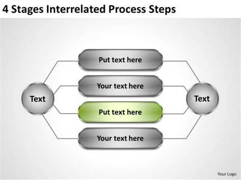 Business Logic Diagram Process Steps Ppt Powerpoint Templates