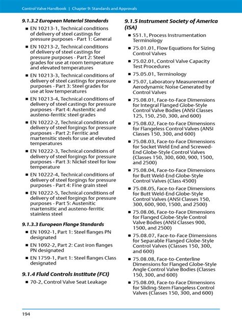 Control Valve Handbook En 3661206 Page 194 Download Free Pdf Steel Valve