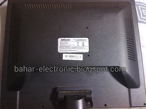 Monitor Lcd Inforce Gambar Blank Putih Bahar Electronic Kelek Tronic