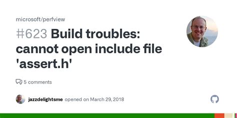 Build Troubles Cannot Open Include File Asserth · Issue 623