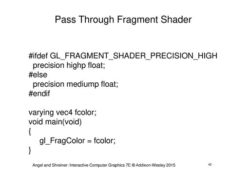 Objectives Simple Shaders Programming Shaders With Glsl Ppt Download
