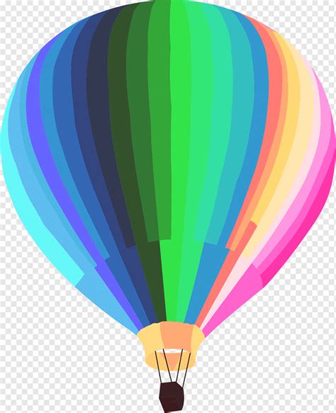 풍선 뜨거운 공기 다채로운 나는 Png Pngwing