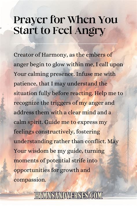 Prayer For Anger 19 Calming Options Hymns And Verses