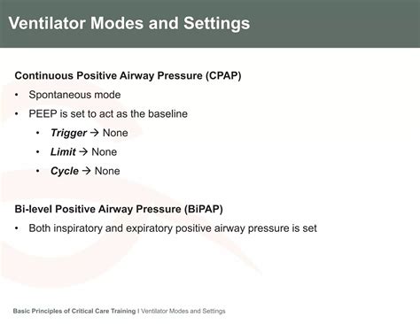 Module 2 7 Ventilation Modes And Settings Pptx