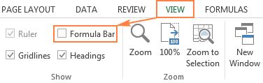 Formula Bar In Excel How To Show Hide Expand Or Collapse Formula Bar In Excel How To Show Hide Expand Or Collapse