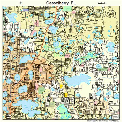 Mapa De Casselberry Florida