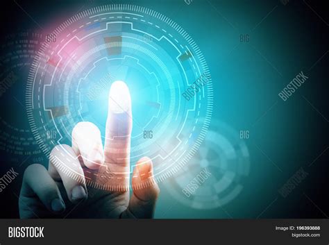 Hand Pointing Abstract Image And Photo Free Trial Bigstock