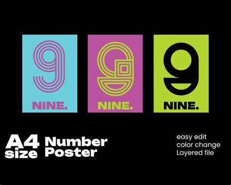 Number Poster Vector Art Icons And Graphics For Free Download