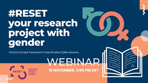 Webinar Reset Your Research Project With Gender Athena Equality
