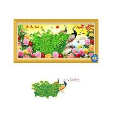 Tranh đá Chim Công Cao Cấp Fd315 115x50cm Shopee Việt Nam