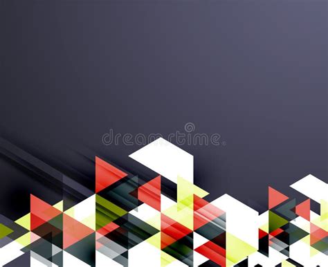 Triangle Pattern Composition Abstract Background Stock Vector Illustration Of Style Pattern