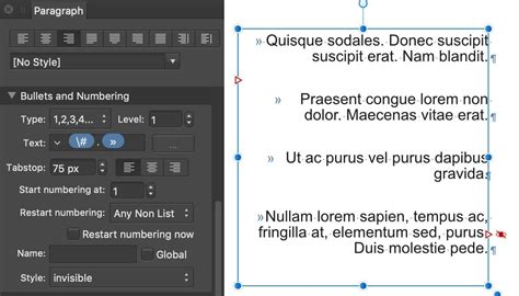 Right Aligned Lists Bullet Points Desktop Questions Macos And
