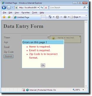 Spice Up Asp Net Validation With Ajax Control Toolkit Ashishware