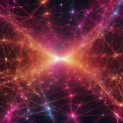 Premium Ai Image Plexus Abstract Network Titles Technology Digital Background