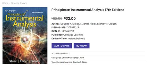 Pdf Principles Of Instrumental Analysis 7th Edition Douglas A Skoog F James Holler