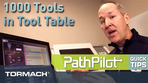 Pathpilot Quick Tips 1000 Tools In Tool Table Youtube