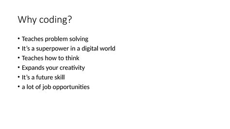 What Is Coding What Are Its Benefitspptx