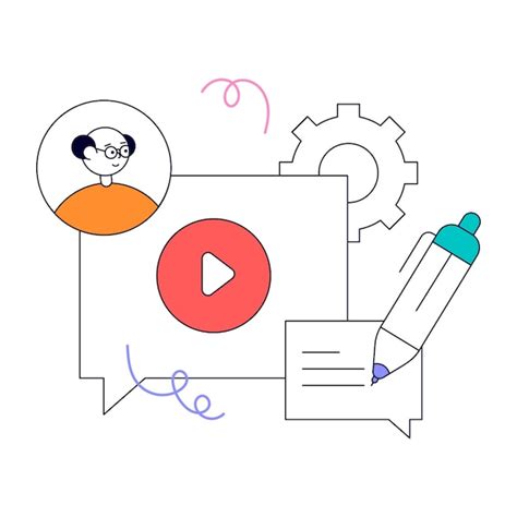 Premium Vector Marketing Event Flat Animated Design