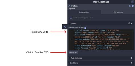 Svg Code Builderius Documentation