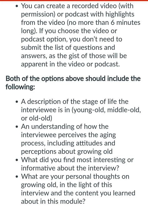 Solved Step 2 Conduct Your Interview Conduct An Interview