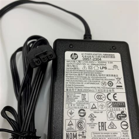 Adapter Hp 0957 2304 32v 1094ma 12v 250ma Connector Size 3 Pin For Máy