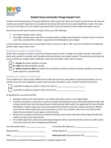 Fillable Online Babe Name And Gender Change Request Form Fax Email Print PdfFiller