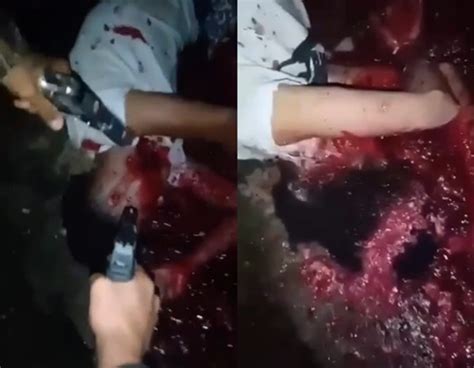 Gang Members Overkilling A Rival In Brazil