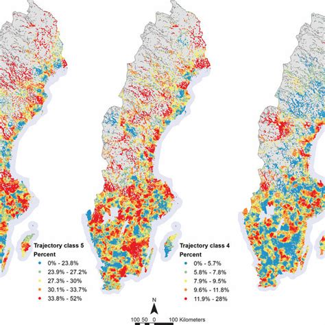 Proportion In Quintiles Of Trajectory Class 5 Employment Trajectory