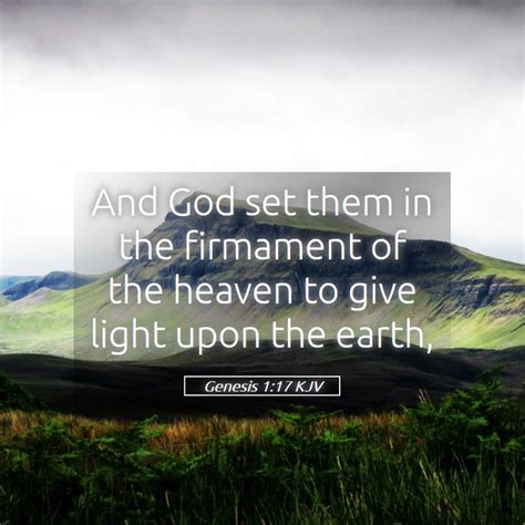 Genesis 1 17 Kjv Bible Verse Images
