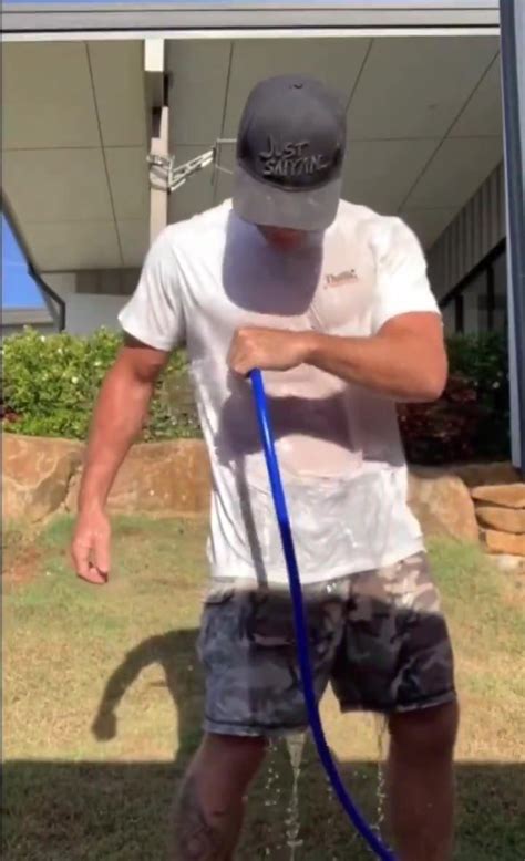 Straight Guy Showing Off His Big Cock In The Garden