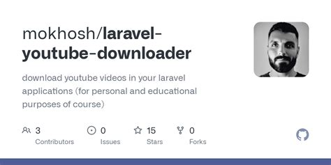 Github Mokhoshlaravel Youtube Downloader Download Youtube Videos In Your Laravel