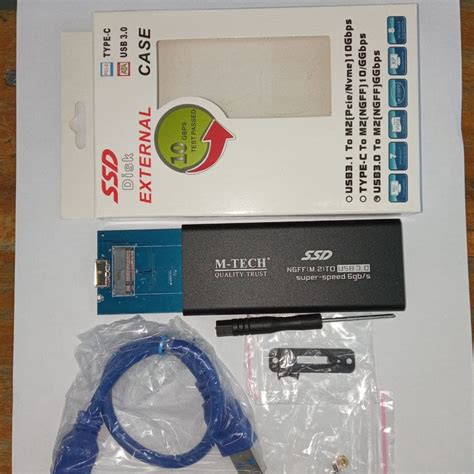 Jual Casing Eksternal SSD M2 M Tech Casing SSD M 2 NGFF SATA USB 3 0 Shopee Indonesia