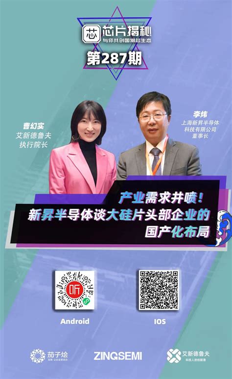 芯声音 产业需求井喷！新昇半导体谈大硅片头部企业的国产化布局（下） 电子技术应用