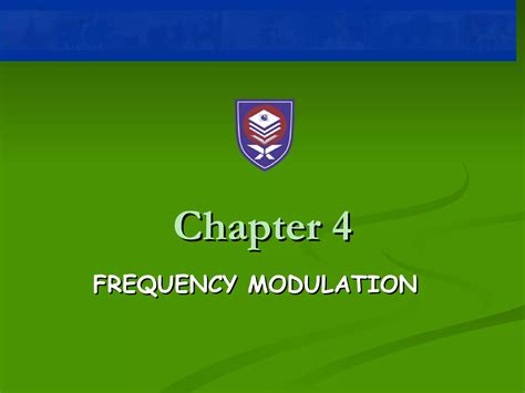 Chapter 4 Frequency Modulation Ppt