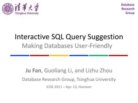 Ppt Interactive Sql Query Suggestion Powerpoint Presentation Free Download Id6362238