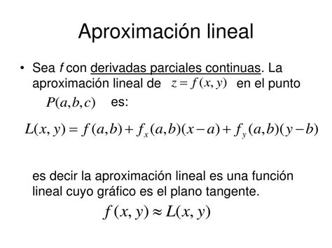 Ppt 14 4 Planos Tangentes Aproximación Lineal Diferenciabilidad Powerpoint Presentation Id
