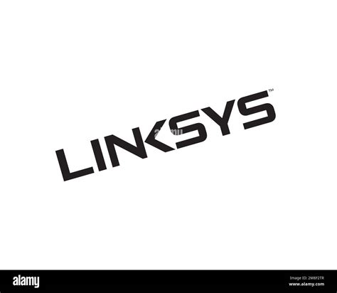 Linksys Rotated Logo White Background Stock Photo Alamy