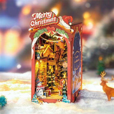 Rolife Tgc06 Christmas Street Diy Book Nook Small Addictions Rc