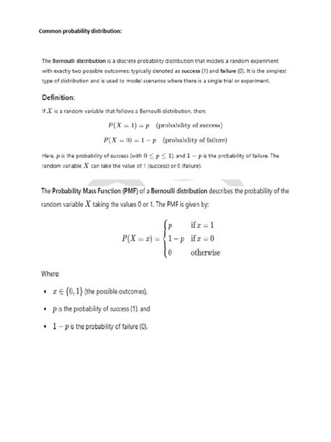 Common Probalility Built In Functions Pdf Probability Distribution