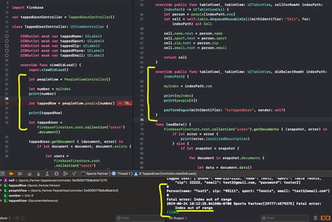 Ios Xcode Swift Fatal Error Index Out Of Range Stack Overflow