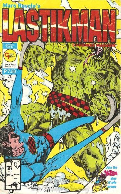 Mars Ravelo Lastikman Comic Book Printing Comic Covers Vintage Comics