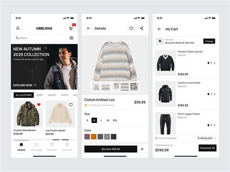 Fashion E Commerce Mobile App Obblong By Ammar Hisyam For Risenlabs On Dribbble