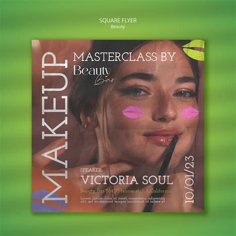 Makeup Class Poster Psd High Quality Free Psd Templates For Download