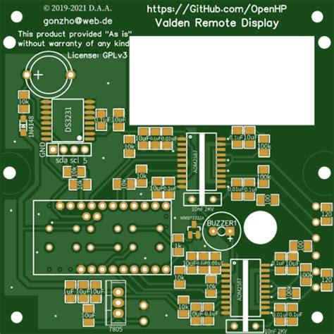 Valden Remote Heat Pump Display Share Project Pcbway