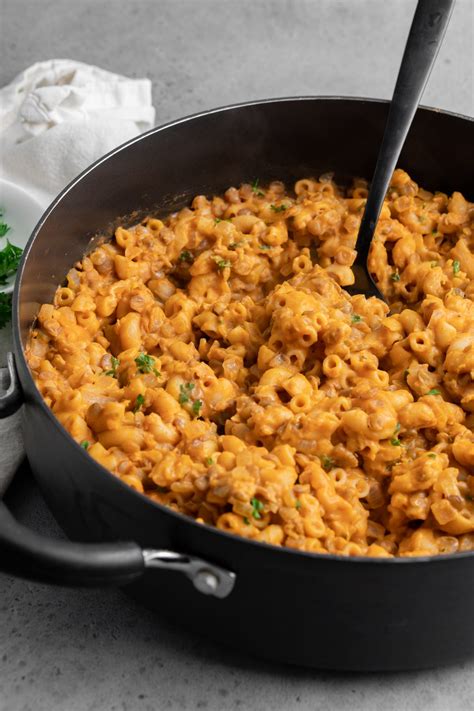 Vegetarian Hamburger Helper Oh Snap Macros