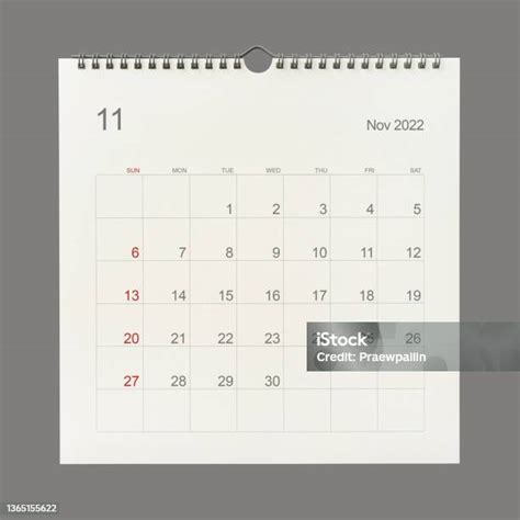 흰색 배경에 2022 년 11 월 달력 페이지 미리 알림 비즈니스 계획 약속 회의 및 이벤트를 위한 캘린더 배경입니다 12월에 대한 스톡 사진 및 기타 이미지 Istock