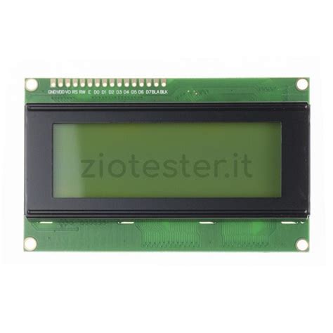 Lcd2004 Display Lcd Yellow Green Backlight Vendita Online Su Ziotester