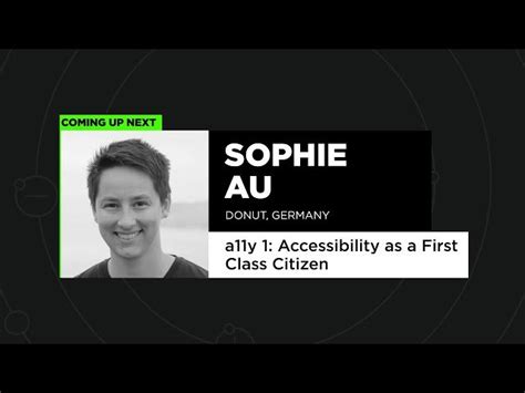 Conference Talks Talk Accessibility As A First Class Citizen From