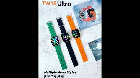 Tw18 Ultra With Double Strap Youtube